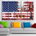 Flag United States Canvas American Flag Print American Flag - Etsy