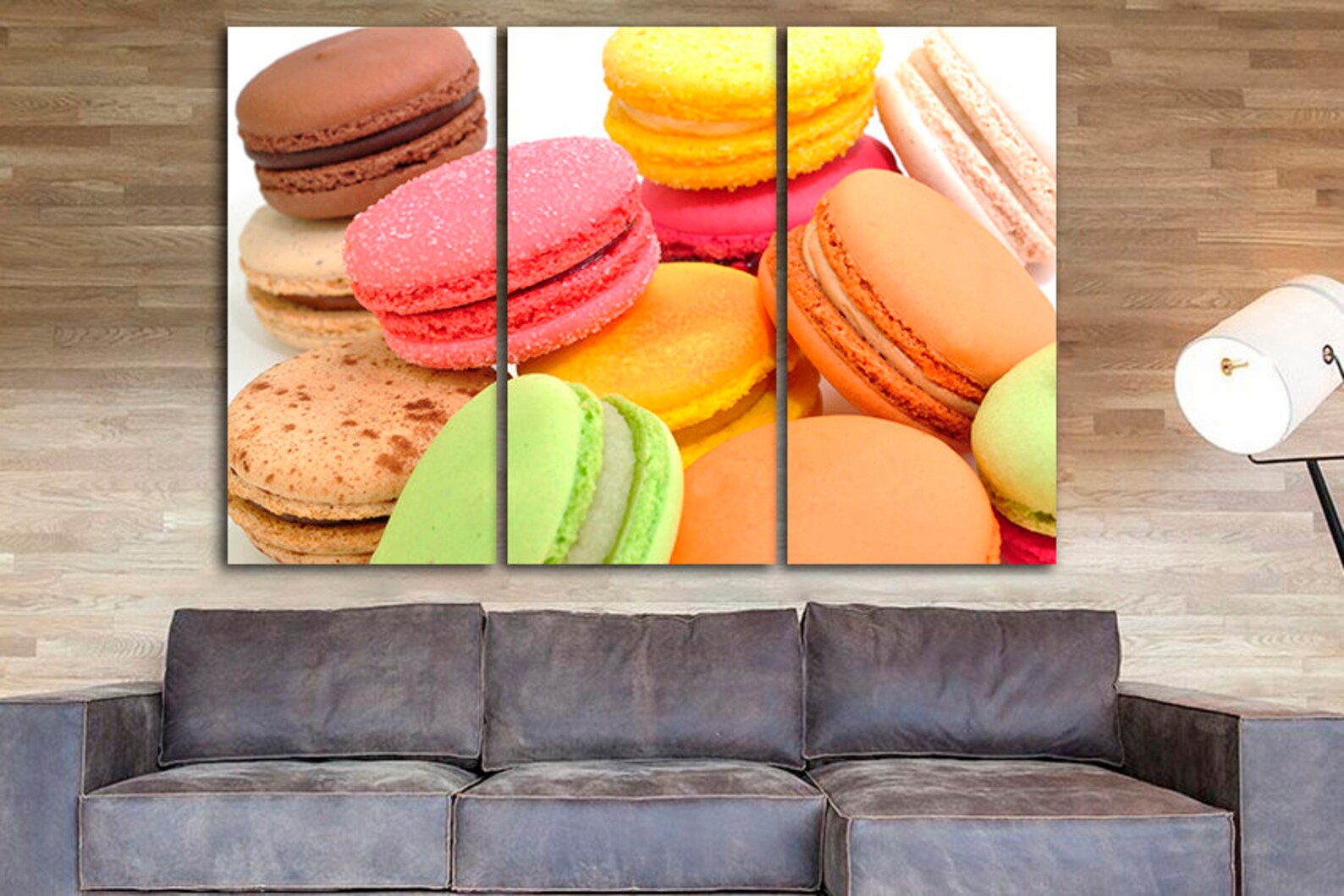 Macaron Print on Canvas French Macaron Macaron Canvas Macaron Print Macaron Poster Macarons ...