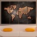 World Map Print Art World Map Print World Map Art World Map on Canvas 5 ...