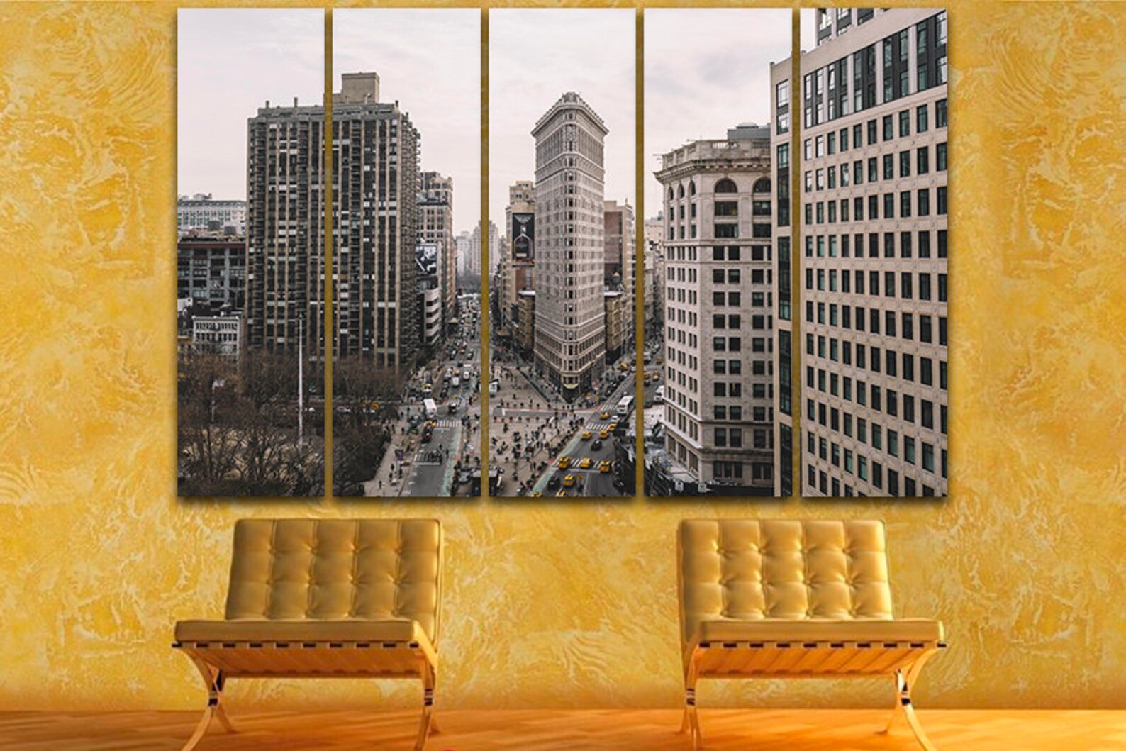 Flatiron building Wall art canvas New York print City photo | Etsy