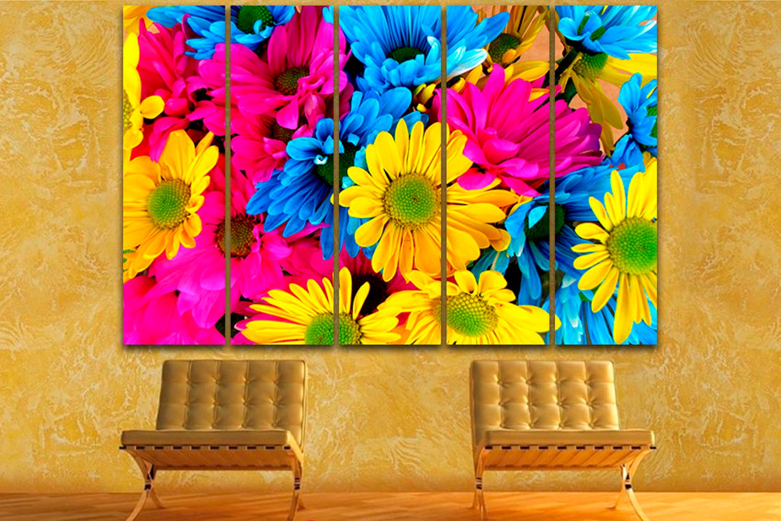 Flower Poster Watercolor Flower Floral Home Art Flowers Wall - Etsy