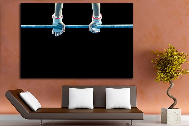 Gymnastics Art Gymnast Hands Canvas Sport Wall Art Workout Wall Decor ...
