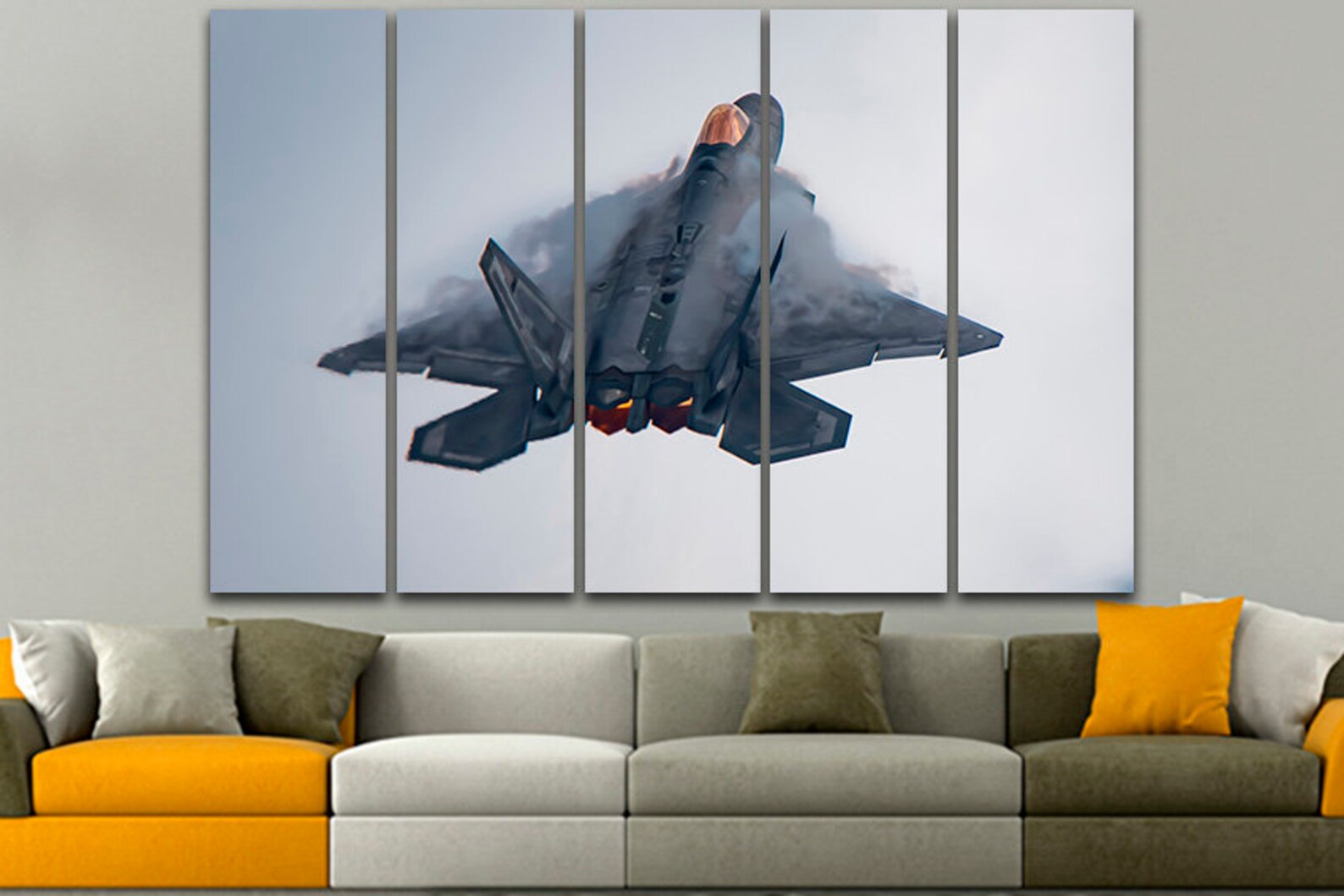 Lockheed Boeing F22 Raptor Canvas Multirole Fighter Print - Etsy