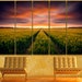 Cornfield Print Field Wall Art 4 Panel Canvas Cornfield Decor - Etsy