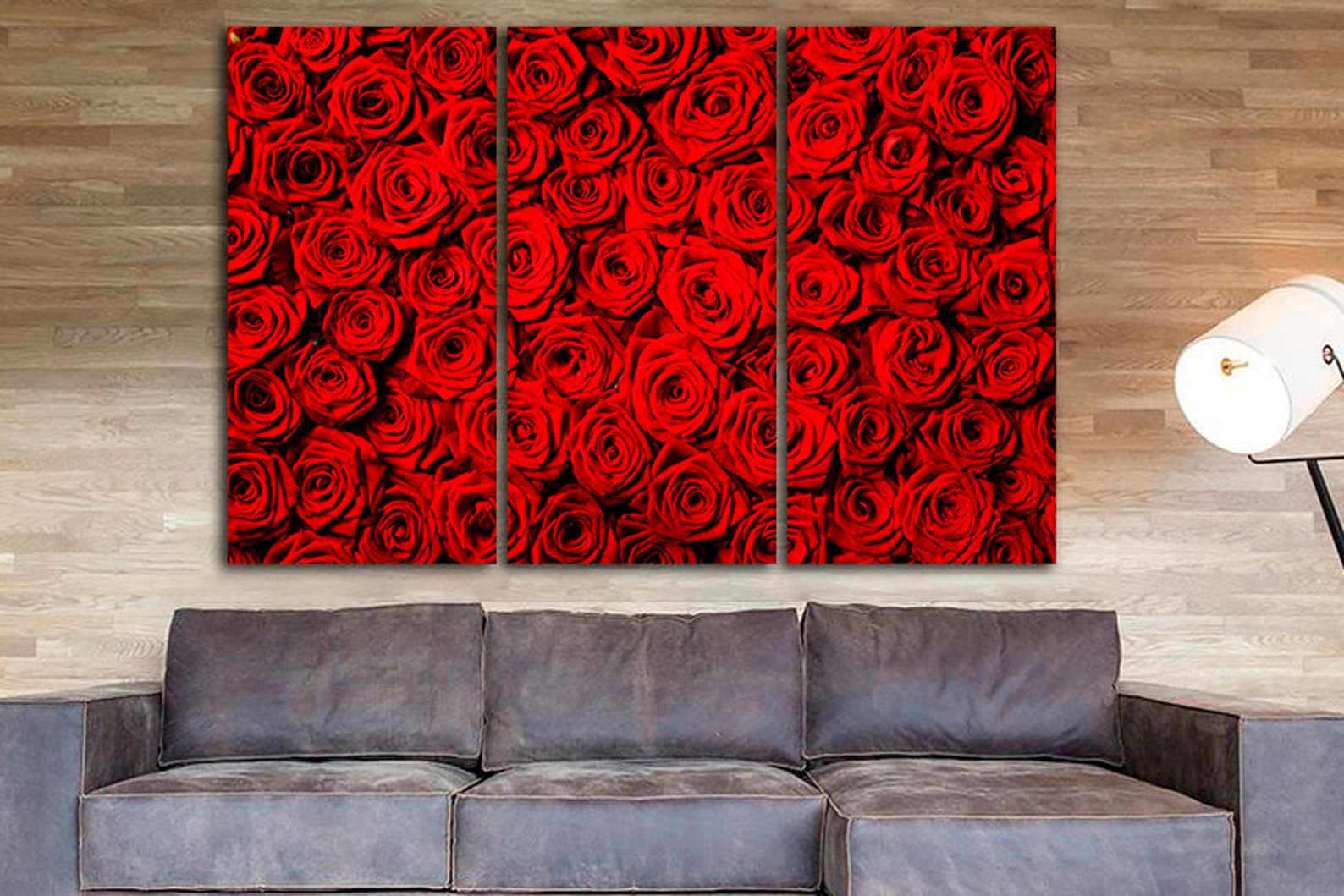 Red Roses Flowers Wall Art Roses Wall Decor Gift for Mom - Etsy