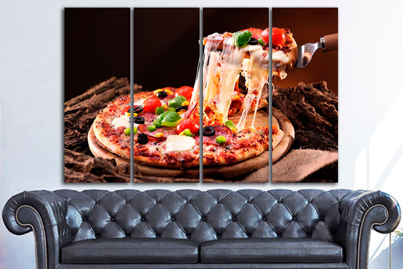 Pizza Art Prints Restaurant Decor Pizza Print Food Wall Art - Etsy