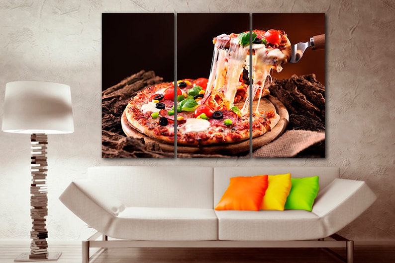 Pizza Art Prints Restaurant Decor Pizza Print Food Wall Art - Etsy