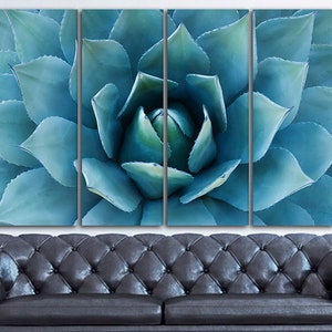 Blue Agave Print Decor Floral Tequila Agave Blue Agave Print Blue Agave ...