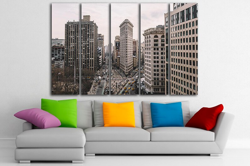 Flatiron Building Wall Art Canvas New York Print City Photo - Etsy