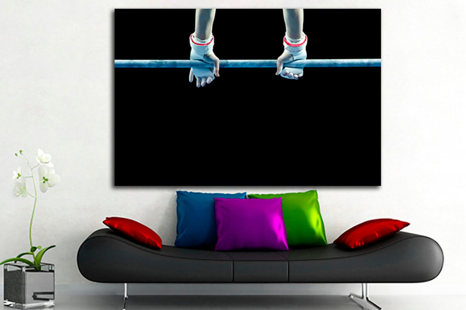 Gymnastics Art Gymnast Hands Canvas Sport Wall Art Workout Wall Decor ...