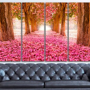 Sakura Canvas Large Wall Art Sakura Print Hanging Frame Set Sakura ...