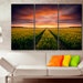Cornfield Print Field Wall Art 4 Panel Canvas Cornfield Decor - Etsy