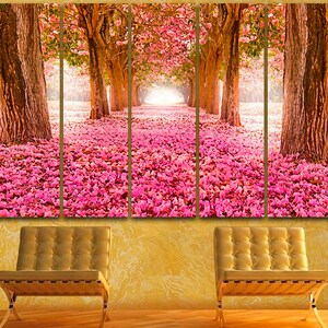 Sakura Canvas Large Wall Art Sakura Print Hanging Frame Set Sakura ...