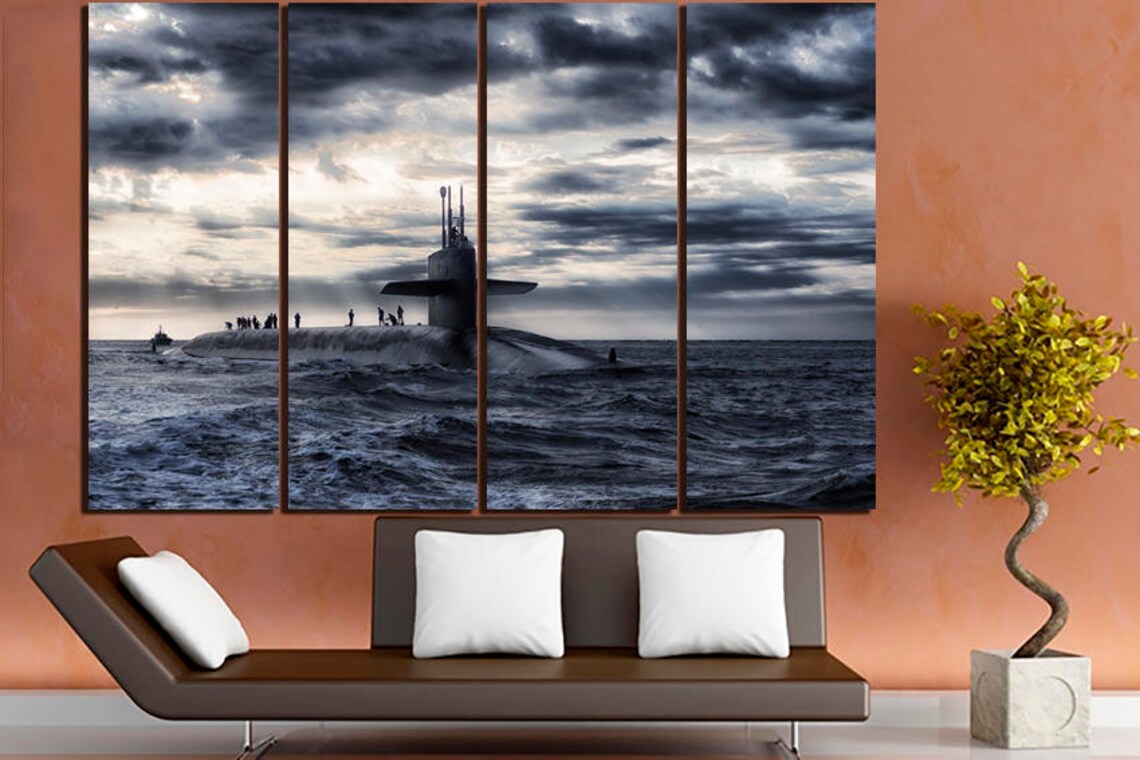 Submarine Art Submarine Poster Wall Decor Submarine Canvas - Etsy