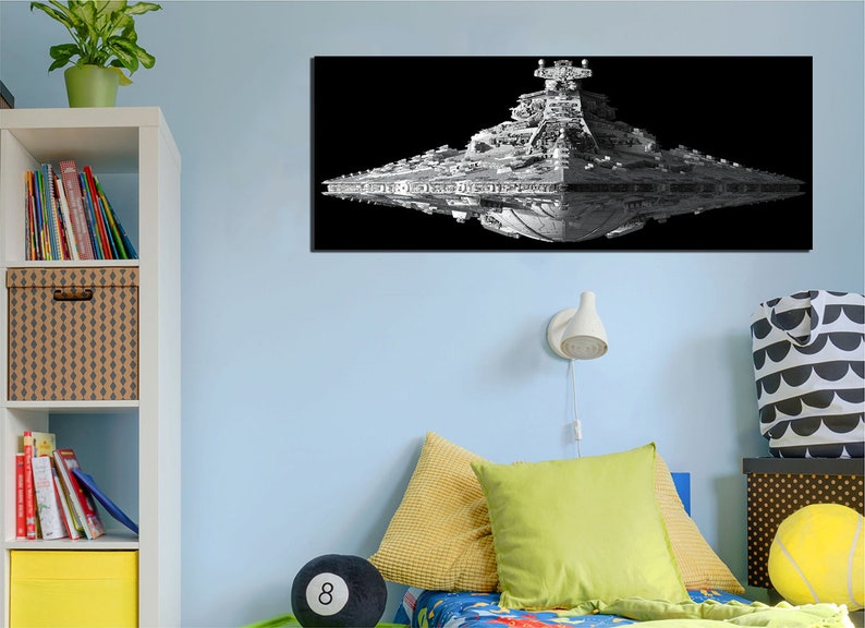 Space Ship Canvas Spacecraft Art Spaceship Print Space Decor - Etsy