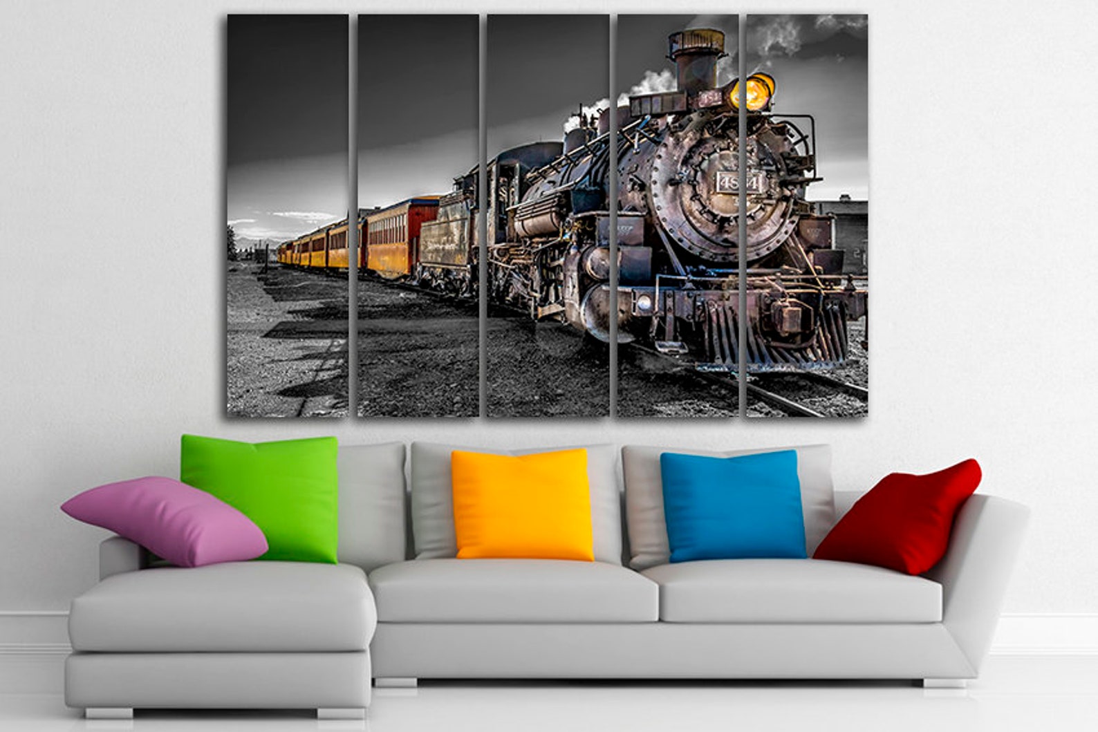 Train Canvas Art Steam Old Train Art Train Poster Train Canvas - Etsy ...