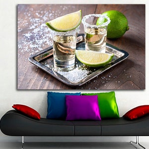 Tequila Print Alcohol Print Tequila Wall Art Bar Wall Decor Kitchen ...