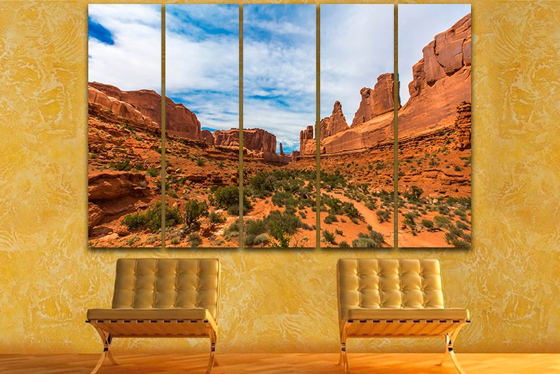 Arches National Park Gateway Arch Wall Art Canvas Rock Wall - Etsy