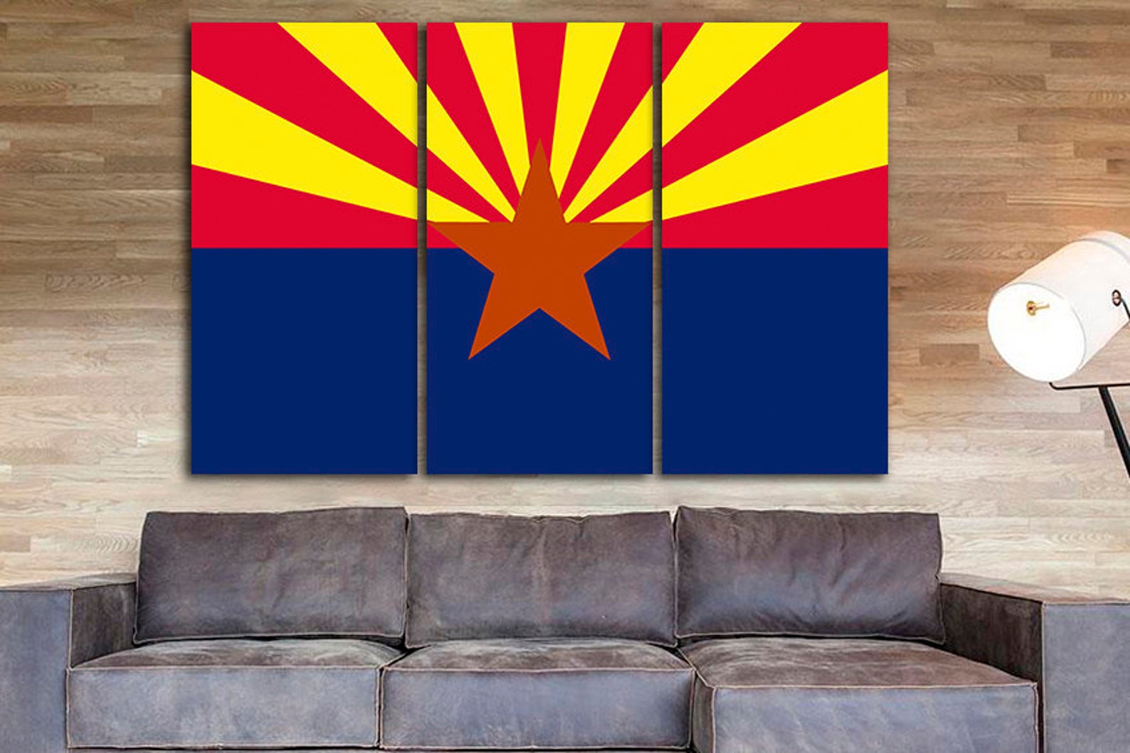 Arizona Flag Canvas Four Corners States Arizona Flag Print - Etsy