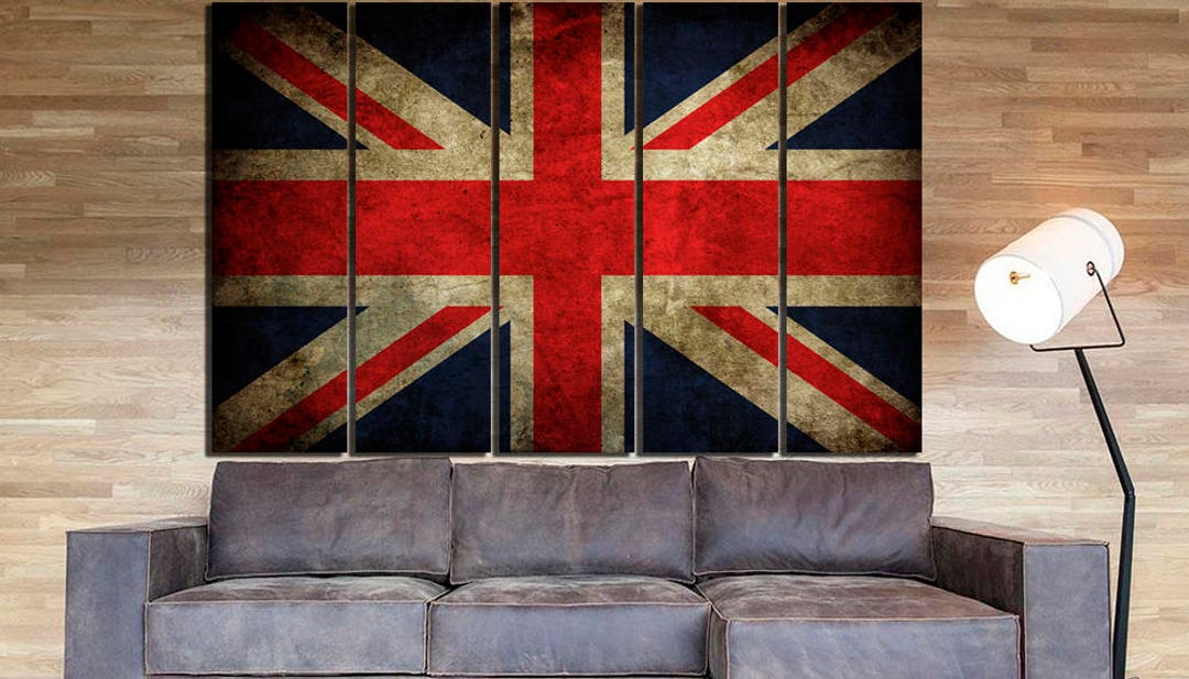 Great Britain Flag Britain Flag Print Flag Print Britain Flag Canvas ...