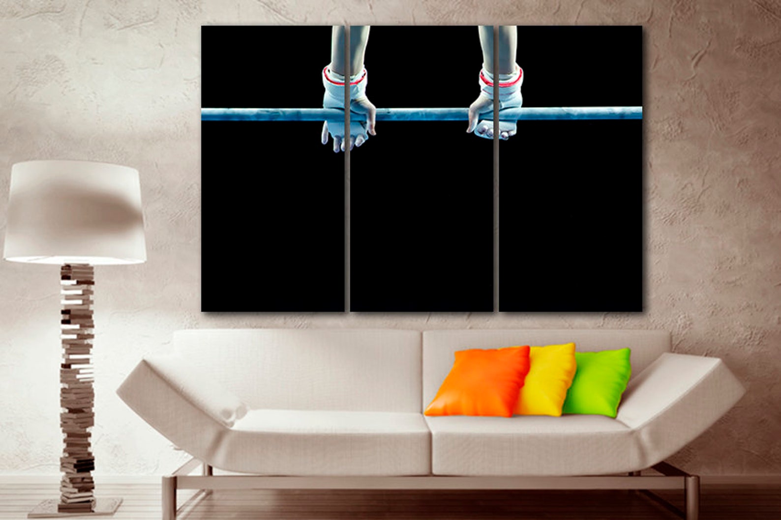 Gymnastics Art Gymnast Hands Canvas Sport Wall Art Workout Wall Decor ...