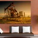 Oilfield Canvas Oil Derrick Décor Oil Production Art Oil Rig Industry ...