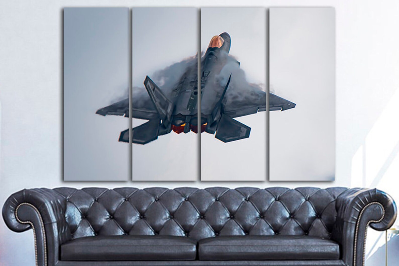 Lockheed Boeing F22 Raptor Canvas Multirole Fighter Print - Etsy