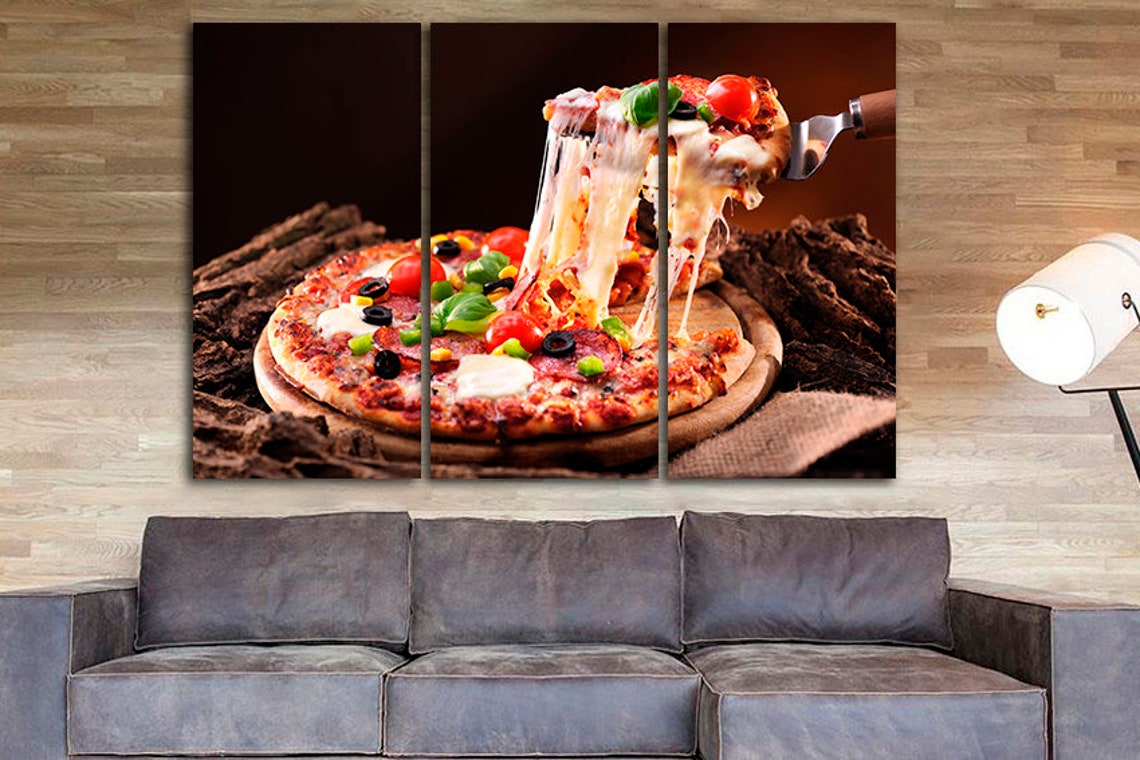 Pizza Art Prints Restaurant Decor Pizza Print Food Wall Art | Etsy