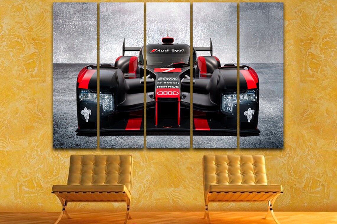 Sport Car Wall Art Racing Canvas Mechanism Wall Decor Sport Car Poster ...