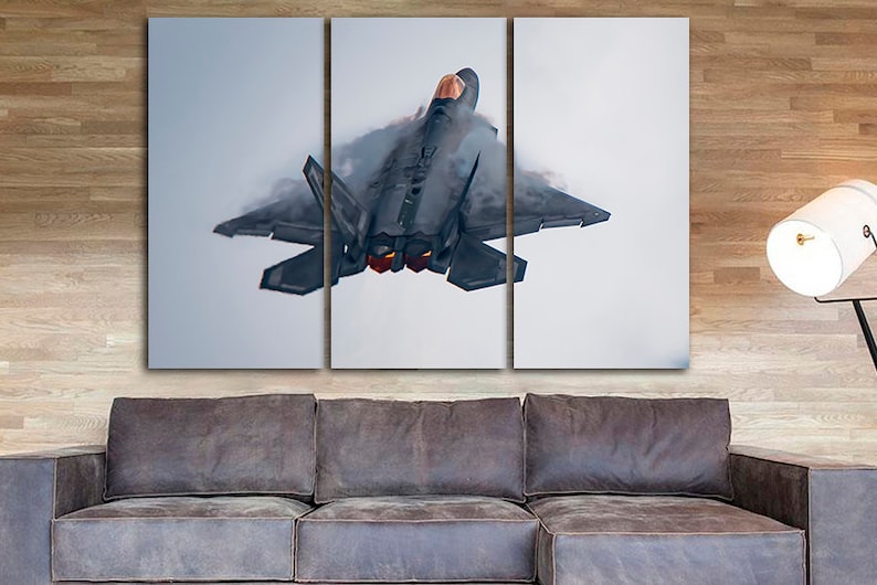 Lockheed Boeing F22 Raptor Canvas Multirole Fighter Print - Etsy