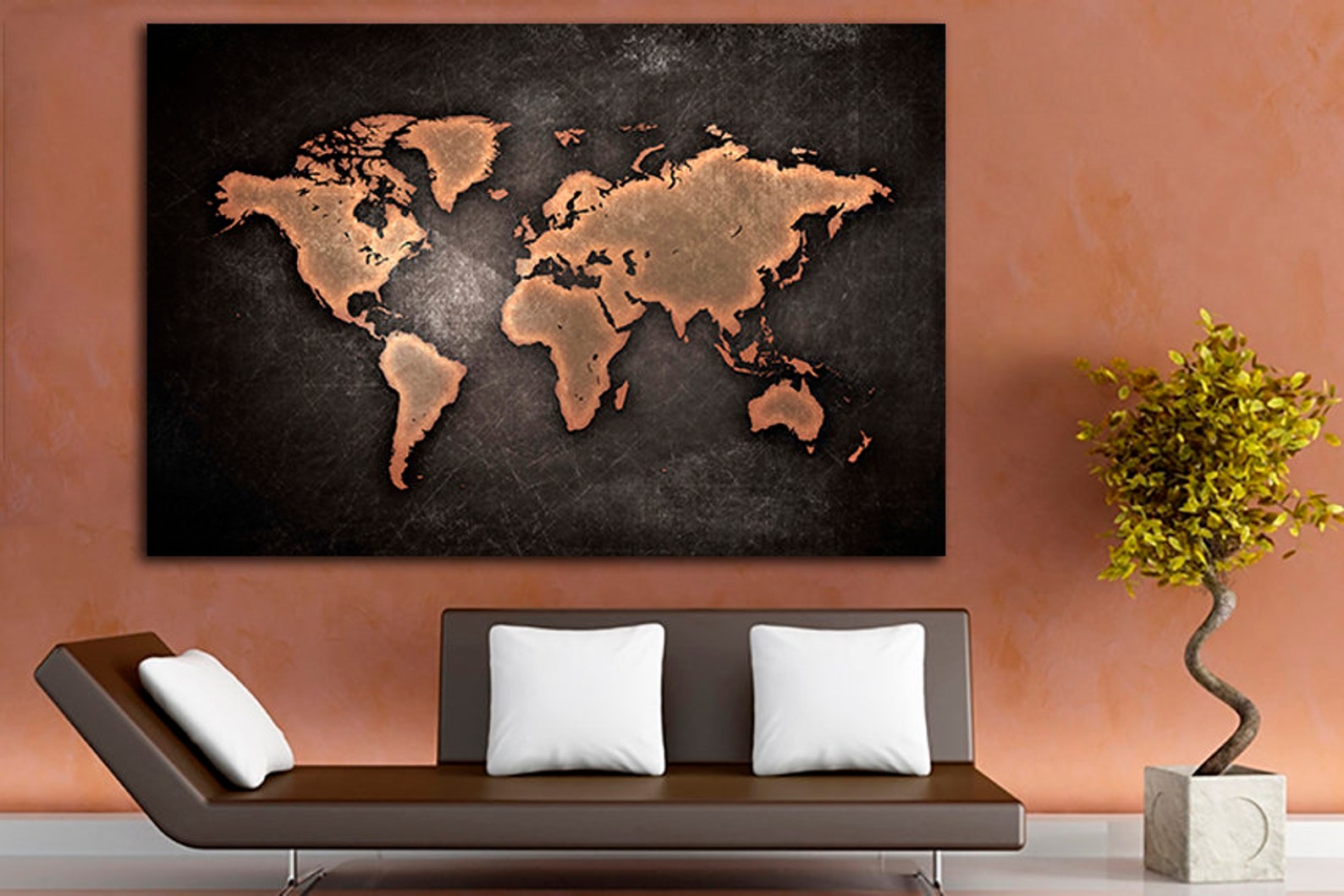 World Map Print Art World Map Print World Map Art World Map on - Etsy