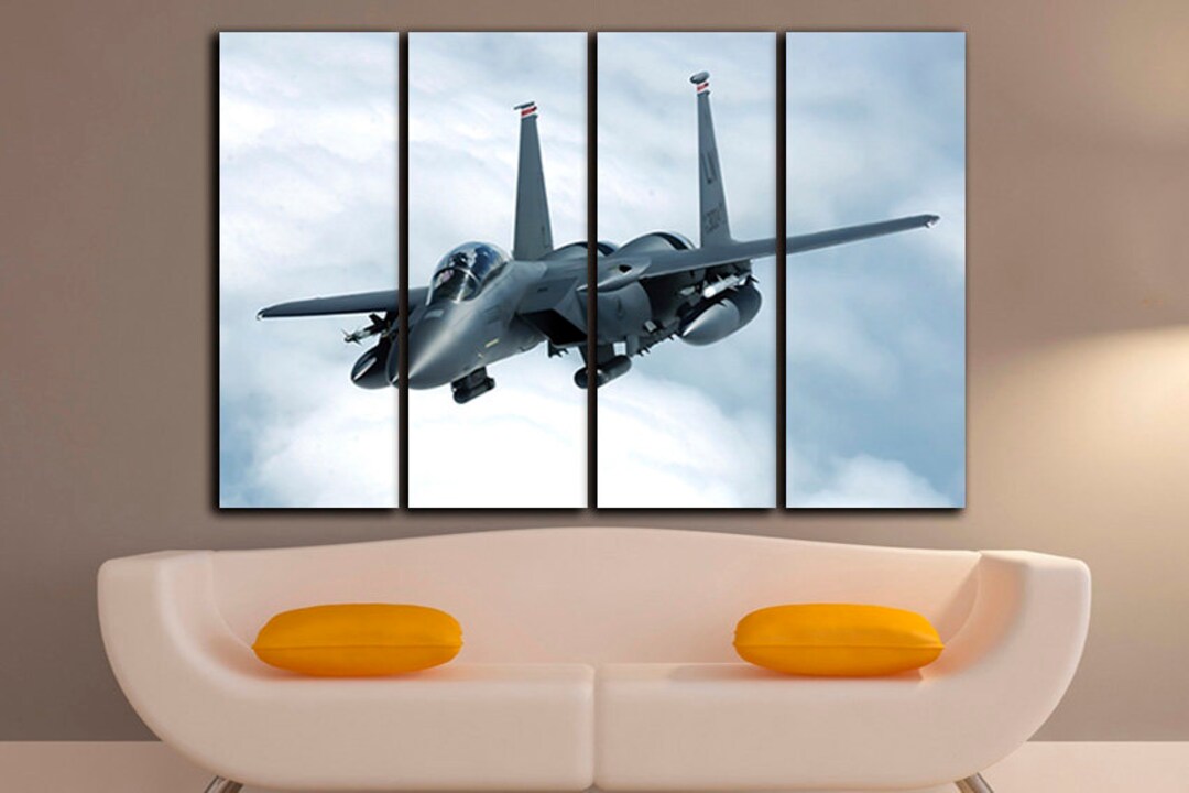 F-15E Strike Eagle Mcdonnell Douglas American Fighter-bomber Wall Art ...