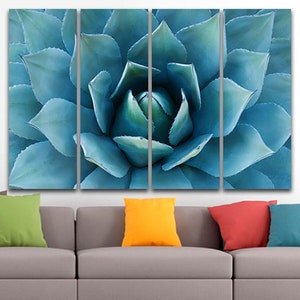 Blue Agave Print Decor Floral Tequila Agave Blue Agave Print Blue Agave ...