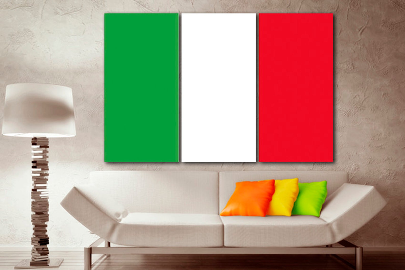 Italy Flag Print on Canvas Europe Italy Flag Art Italy Flag - Etsy
