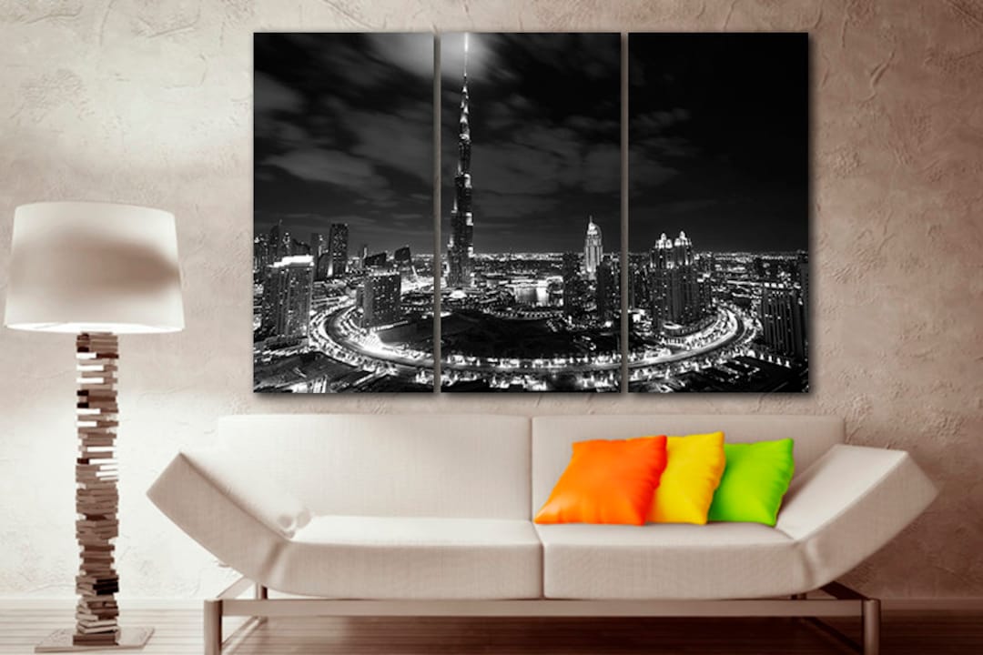 Dubai Canvas Set United Arab Emirates Dubai Canvas Dubai Wall Décor ...