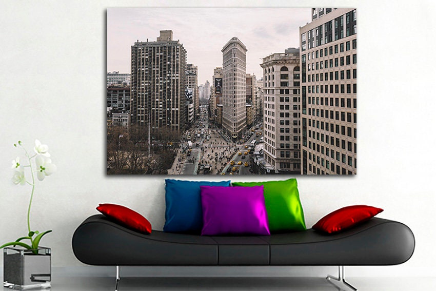 Flatiron Building Wall Art Canvas New York Print City Photo - Etsy