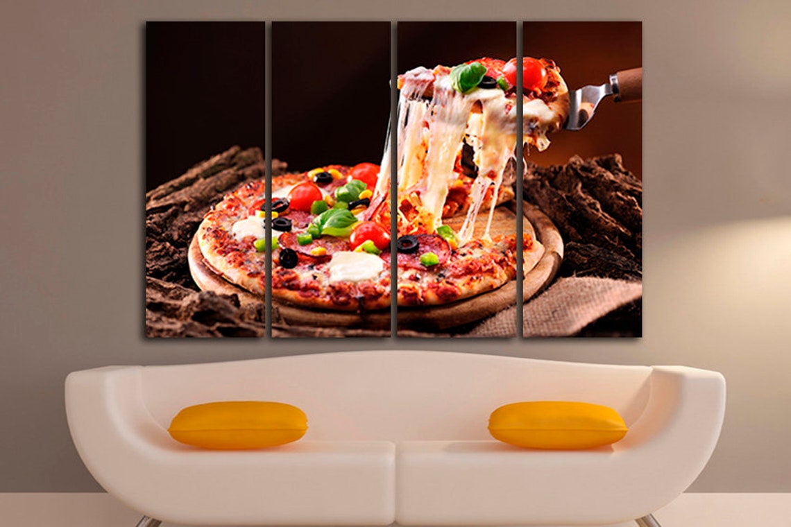 Pizza Art Prints Restaurant Decor Pizza Print Food Wall Art - Etsy