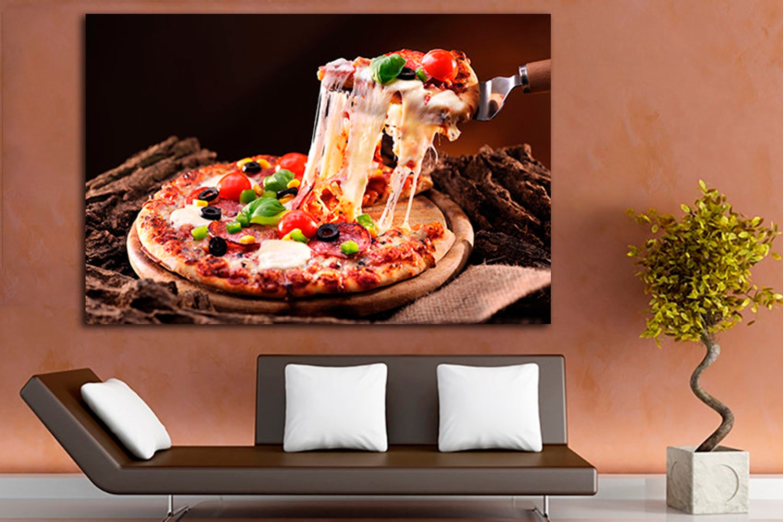 Pizza Art Prints Restaurant Decor Pizza Print Food Wall Art - Etsy