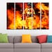 Fire Canvas Fireman Wall Art Firefighter Décor Boy Bedroom Art Fire ...