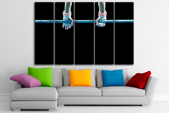 Gymnastics Art Gymnast Hands Canvas Sport Wall Art Workout | Etsy