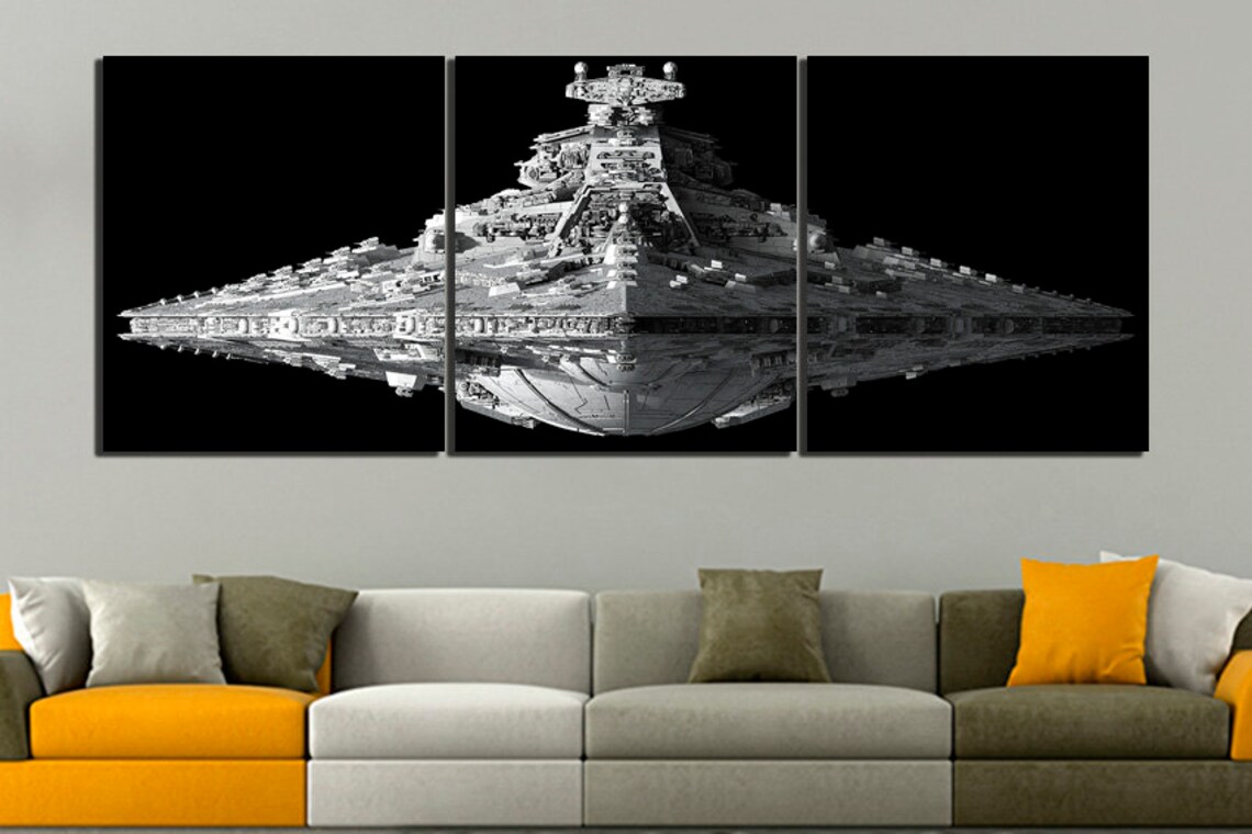 Space Ship Canvas Spacecraft Art Spaceship Print Space Decor - Etsy