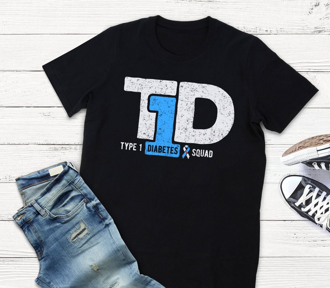 Type 1 Diabetes Squad Tee / Type 1 Diabetes Awareness Type One - Etsy