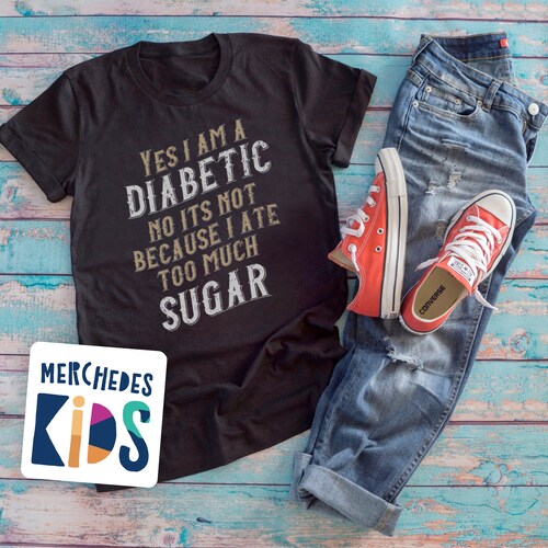 Kid's Funny Diabetes Shirt L Diabetes Awareness L Type 1 | Etsy