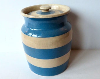 White Ceramic Flour Jar - Etsy