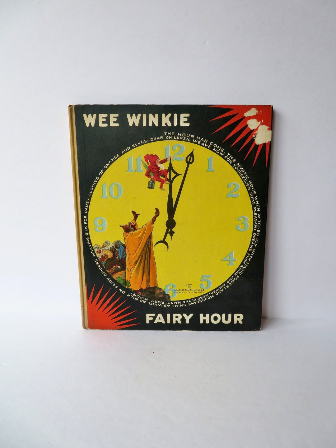 Beautiful 1928 Vintage Antique Wee Winkie Fairy Hour Illustrated ...