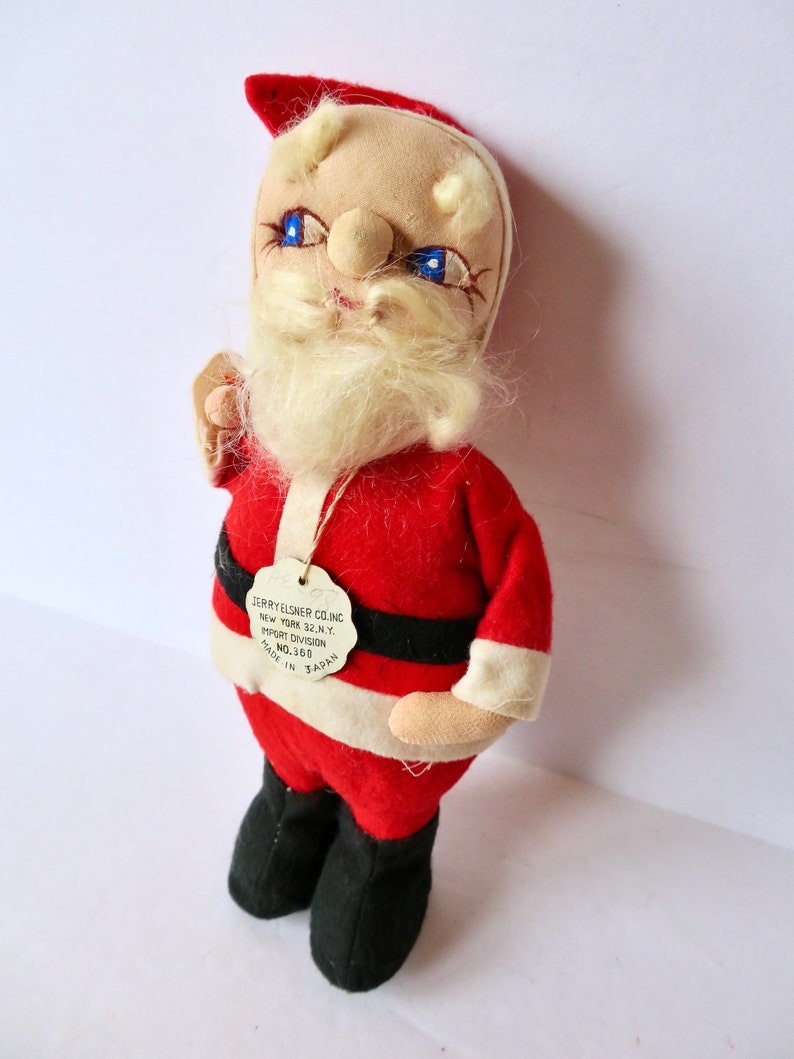 Vintage 50s 60s Made in Japan Rare Jerry Elsner Santa Claus - Etsy