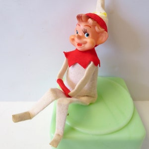 Vintage 1960er 60er Jahre Made in Japan Weißer Filz Flanell auf dem ...