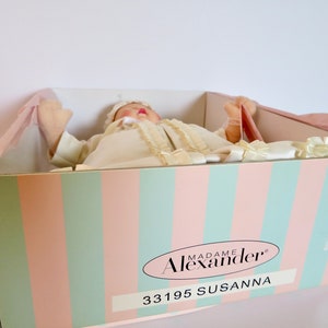 Madame Alexander Baby Susanna Soft Body 12 Baby Huggums First Doll NIB ...