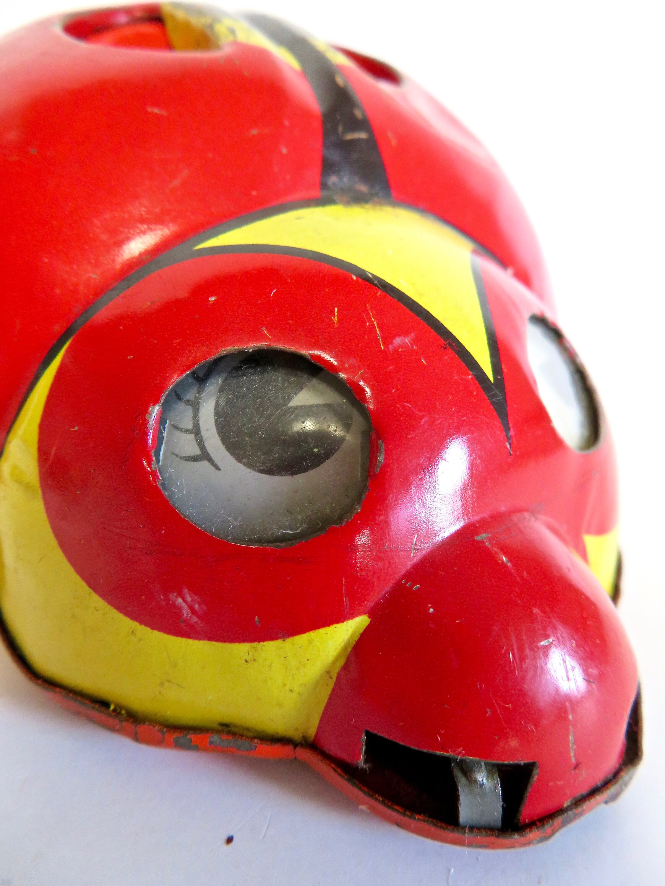 Vintage 1950s Mechanical Polka Dot Beetle Bug Tin Wind up Toy | Etsy