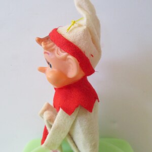 Vintage 1960er 60er Jahre Made in Japan Weißer Filz Flanell auf dem ...